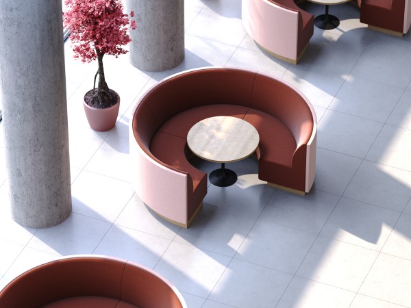 Low Back Booths Set - Modulus Seating