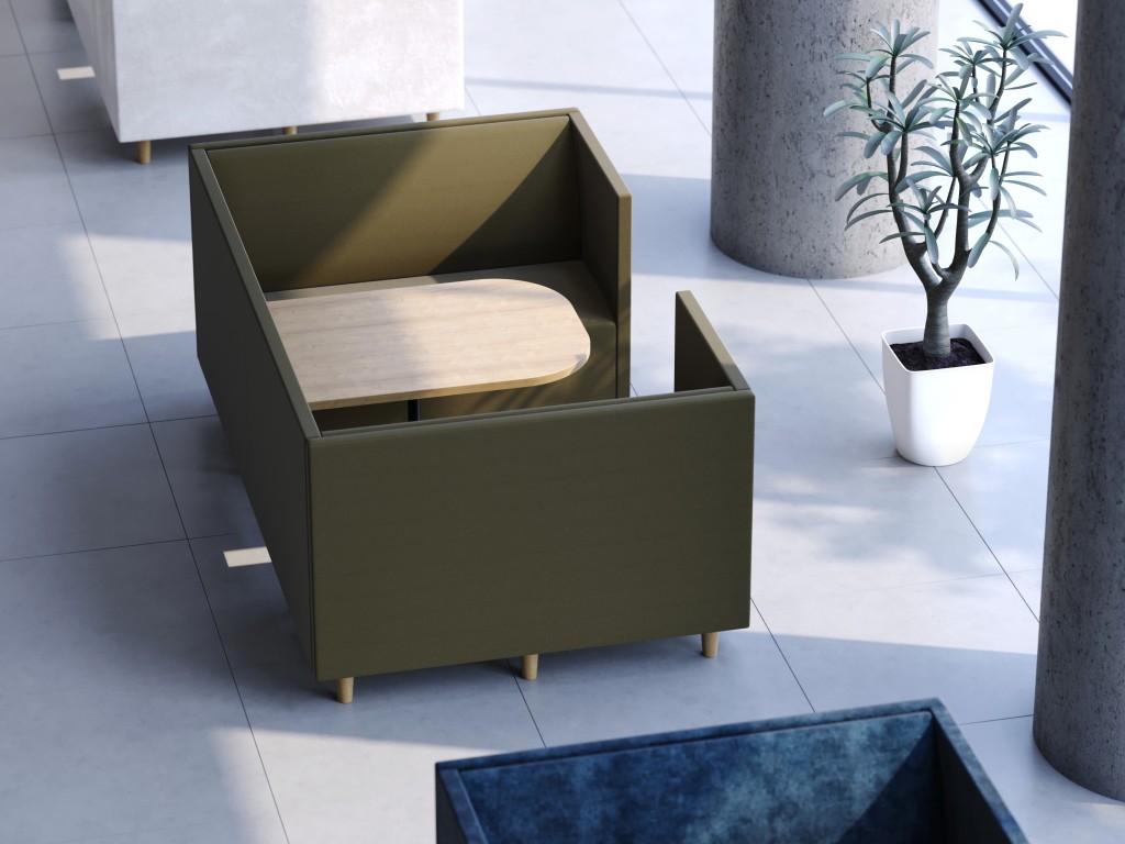 Low Back Booths Set - Modulus Seating